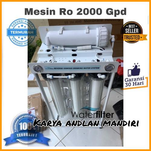 Jual mesin ro 2000 gpd osmosis Mesin Reverse Osmosis 2000 Gpd Filter ...