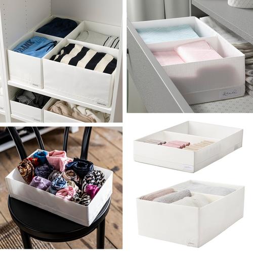 Jual Sekat Lemari Pakaian Konmari Storage Box Drawer Organizer - 20 x ...