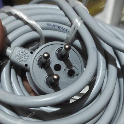Jual LAZEDIA - Kabel Power Colokan Bulat 3 Tipe E to C13 - 6 Meter ...