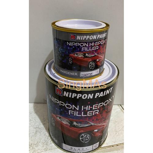 Jual NIPPON HI EPOXY FILLER 1 Liter SET Cat Dasar / Meni Besi - Black ...