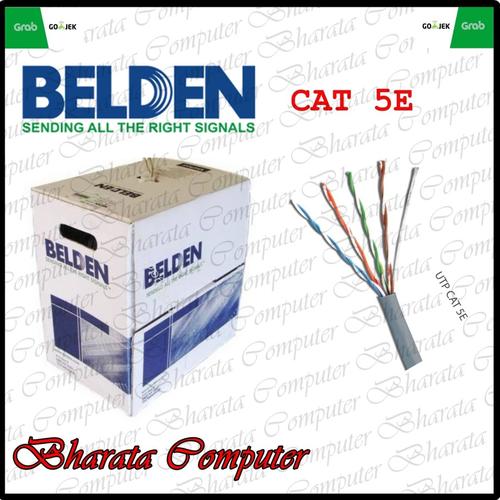 Jual Belden Kabel LAN UTP Cat 5 Cat5 Cat5E USA Meteran Original 100% ...