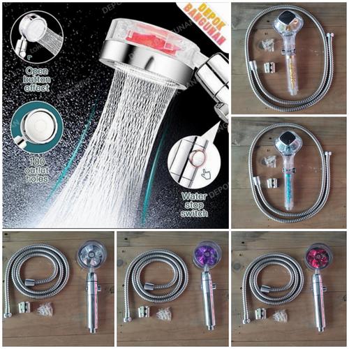 Jual SHOWER MANDI TURBO FAN HAND SHOWER MANDI SET KIPAS TURBO HEMAT ...