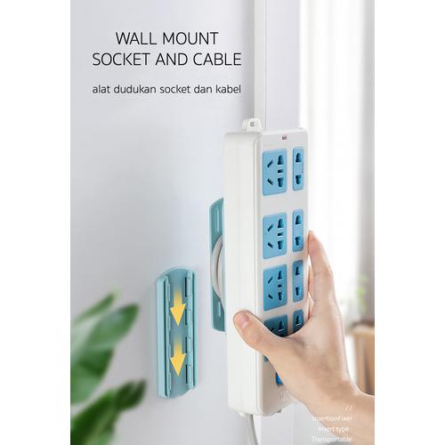 Jual HA 15 Tempelan Dinding Tata Kabel Colokan Sambung Soket Dinding ...