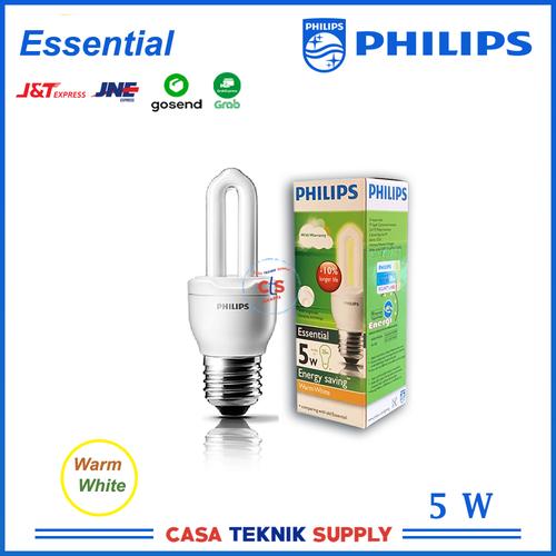 Jual Lampu Philips Essential 5 W Watt KUNING - Extra Bubble - Jakarta ...