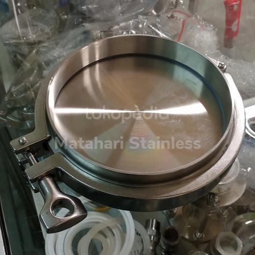 Jual Tri Clamp Ferrule Blind Sanitary Stainless 304 6 " inchi - Jakarta ...