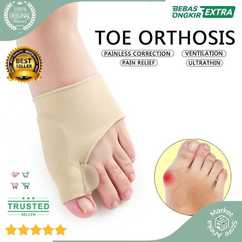 Jual Toe Orthosis Alat Terapi Jempol Kaki Bunion Pads Hallux Original ...