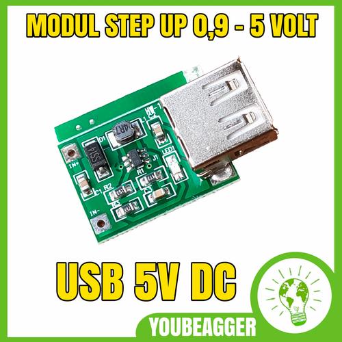 Jual Modul Step up DC 0.9 - 5 v to USB 5v - Kab. Bekasi - Youbeagger ...