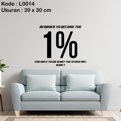 Jual Sticker Cutting Dinding / Kantor / Rumah / Ruang Tamu L0014 ...