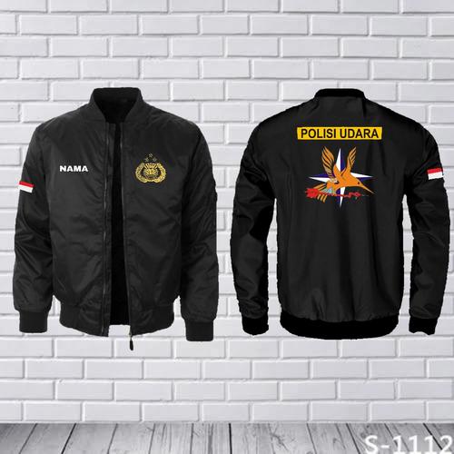 Jual jaket polisi udara bomber/polri - Navy, XL - Kab. Bandung Barat ...