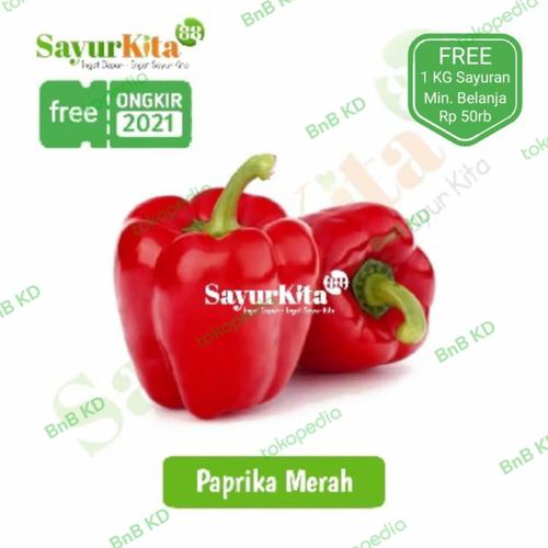 Jual PAPRIKA MERAH [250 gr ~ 1 kg] / SAYURAN SEGAR - SK88 - 1/4 kg ...