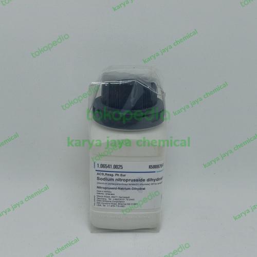 Jual Sodium nitroprusside dihydrate / MERCK / 1.06541.0025 / 25 gram ...