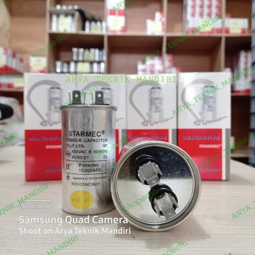 Jual Kapasitor Ac 1/2 pk 15uf 2 kaki Merk Starmec Untuk Semua Merk Ac ...