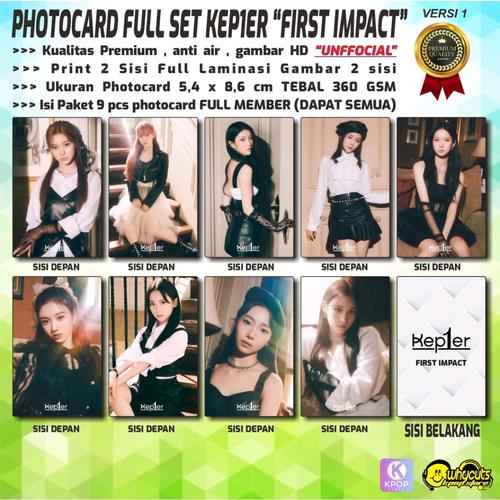 Jual PHOTOCARD FULL SET PREMIUM KEP1ER FIRST IMPACT PRIN 2 SISI FULL LAMINA - Jakarta Timur ...