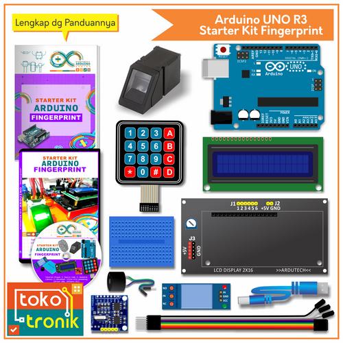 Promo Arduino UNO R3 Starter Kit Fingerprint Lengkap Panduan dan ...
