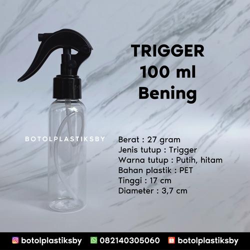Jual Trigger 100 ml Botol Hand Sanitizer Parfum Semprot - Tutup Putih, Botol Bening - Kab ...