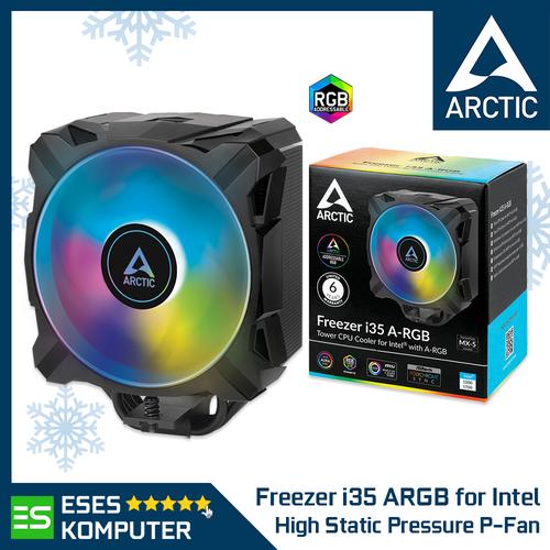 Promo HSF Arctic Freezer i35 A-RGB for Intel | Tower CPU Cooler | ARGB ...