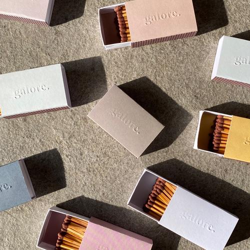 Jual Galore's Matchbox | Korek Api Aesthetic - Teal - Kota Malang - galoreandjura | Tokopedia