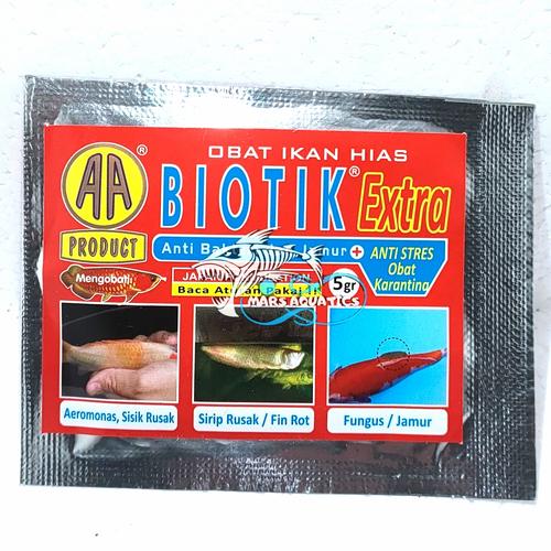 Jual Obat Ikan AA Biotik Extra Anti Stres Dan Bakteri Jamur Original ...