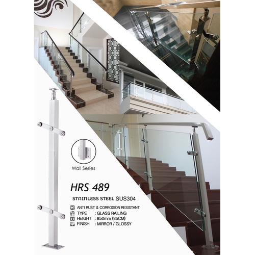 Jual Tiang Railing Kaca Stainless Steel 304 Hand Rail Stud Hollow Pipe ...