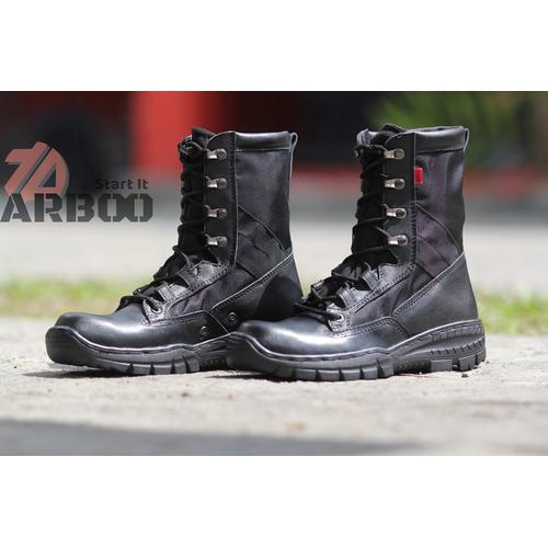 Jual SEPATU BOOT SAFETY PDL COMANDO SWAT TNI AD MILITER UJUNG BESI ...