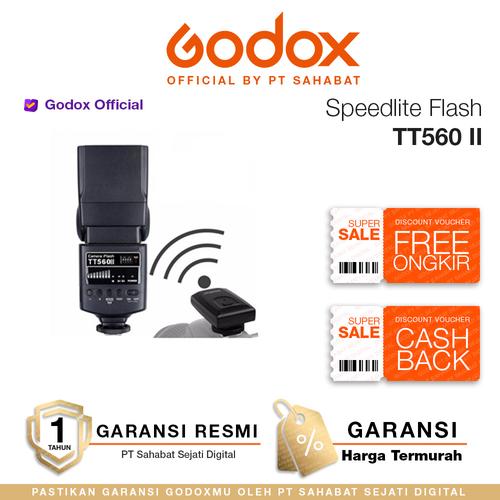 Jual Godox Speedlite Flash Godox TT560 II - UNIT ONLY - Jakarta Pusat ...