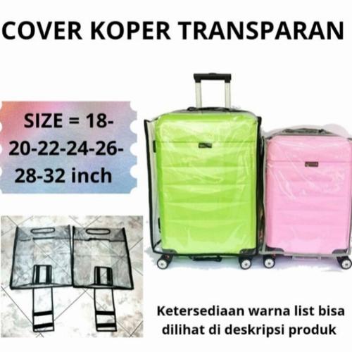 Jual plastik cover pembungkus koper ukuran size 24 inci - 18 - Jakarta ...