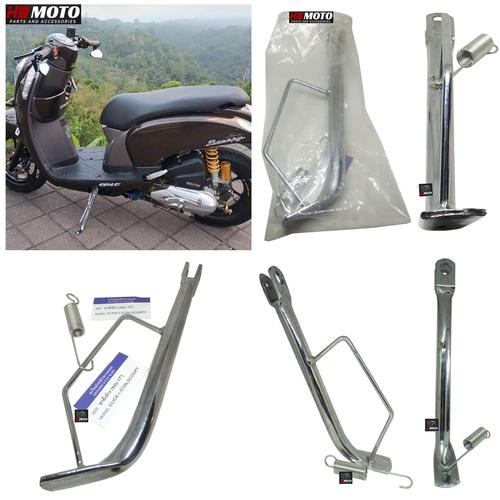 Jual STANDAR SAMPING CHROME MOTOR HONDA Scoopy Ring 17 THAILAND CHROME ...