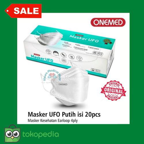 Jual Masker UFO Onemed KF94 Ply isi 20 Medis - Onemed Haura Medical ...
