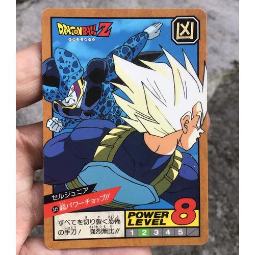 Jual KARTU DRAGON BALL POWER LEVEL BANDAI 1994 VEGETA VS CELL JUNIOR ...