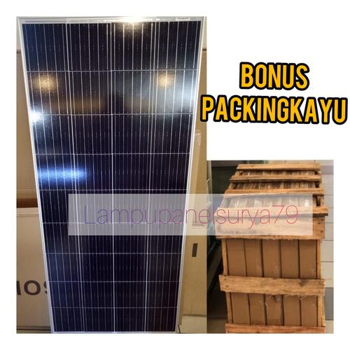 Jual Solar Panel Surya 180WP PV Solarcell 180wp Mono BONUS Packing Kayu ...