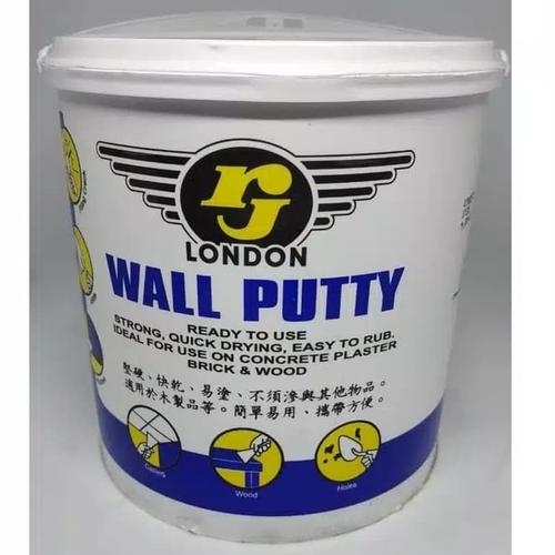 Jual Plamir tembok/Dempul/ Wall Putty RJ Ukuran 1kg-5kg & Pail 25kg ...
