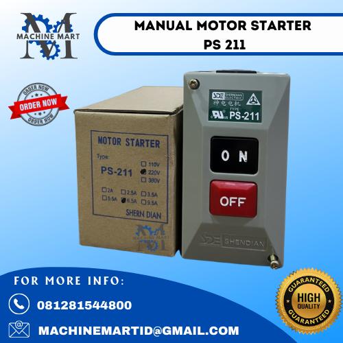 Jual Manual Motor Starter PS 211 (Switch ON and OFF) - Kota Tangerang ...