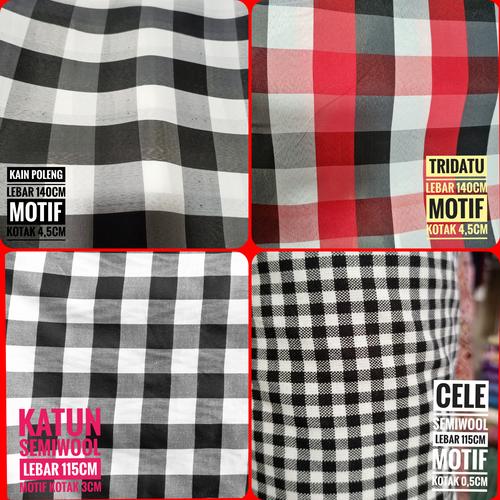 Jual Kain Kotak Catur Bali / kain poleng meteran - Tridatu - Jakarta Timur - MrTommy | Tokopedia