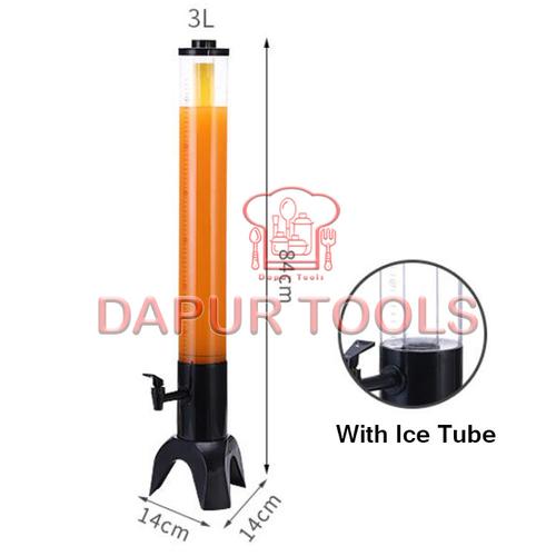 Jual Beer Tower 3Liter Ice cube Tower Drink Minuman Tower Minuman Kafe ...