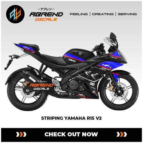 Jual Striping Yamaha R15 V2 Livery Hp 4 / Stiker Motor R15 V2 Desain ...