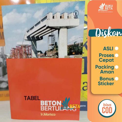 Jual Tabel Beton Bertulang - Morisco - Kab. Sleman - Buku Beta | Tokopedia