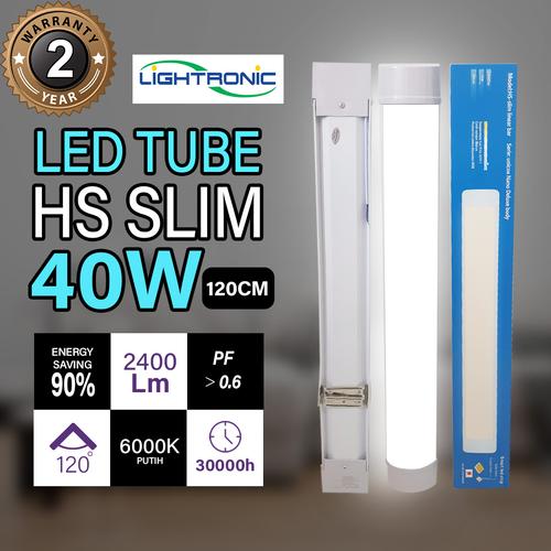 Jual LAMPU LED TUBE LIGHT TL HS SLIM 40W 40 WATT 120CM LIGHTRONIC ...