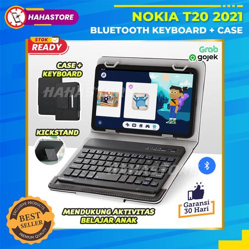 Jual Nokia T20 2021 10.4 inch Bluetooth Keyboard Flip Case Book Cover ...