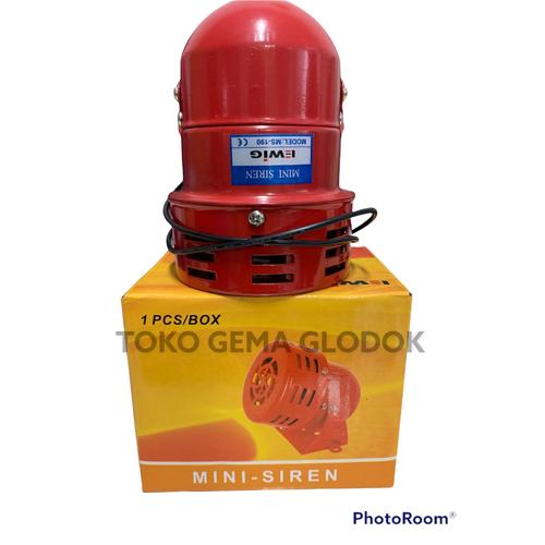 Jual MINI SIREN EWIG MS-190 220V 110 SIRINE SIRINE - Dus polos ...