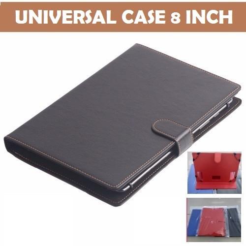 Jual Evercoss Tab 8 Inch Book Cover Leather Flip Case Sarung Universal ...