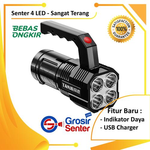 Promo Senter Police Besar Jumbo Swat Led Cree 4 Reflektor XML-T6 Terang ...