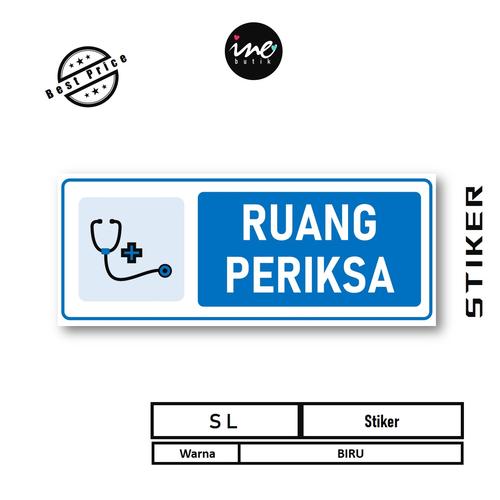 Jual STIKER KLINIK | STIKER PUSKESMAS - R. PERIKSA - Jakarta Utara ...