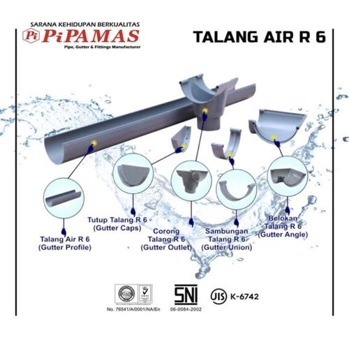 Jual Gantungan Talang Air Bulat Pipamas 4 Meter / Gutter Bracket R6 ...