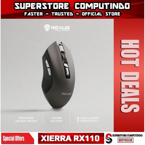Promo Rexus RX110 / RX-110 Xierra Professional Wireless Gaming Mouse ...