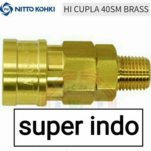 Jual Quick Coupler Coupling angin Nitto 40SM (1/2") HI Cupla Brass - Jakarta Barat - super indo ...