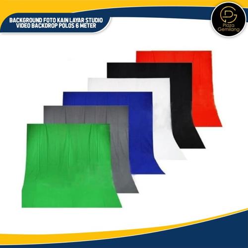 Jual Background Foto Kain Layar Studio Video Backdrop Polos 3X6 - Putih ...
