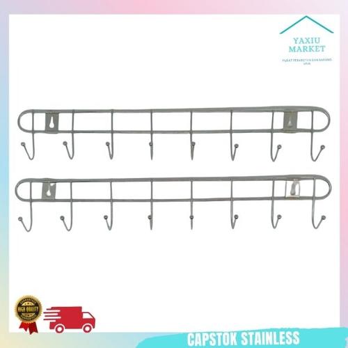 Jual Kapstok Baju Stainless 8 Kait Gantungan Baju Dinding - Kab. Bekasi ...