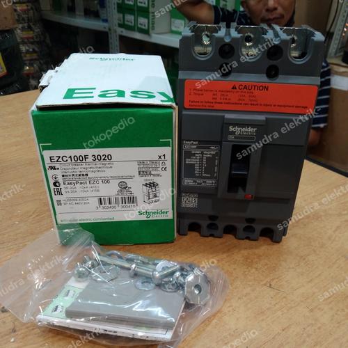 Jual MCCB BREAKER SCHNEIDER EZC100F 3P 20A ORIGINAL - Jakarta Pusat - samudra elektrik- | Tokopedia