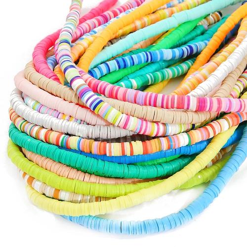 Jual (200 Pcs) Manik Mnik Bulat Bahan Polymer Clay Beads Aksesoris DIY ...