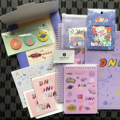 Jual [READY STOCK] BTS DNA POP UP MAP OF THE SOUL OFFICIAL - Card ...